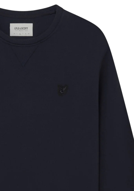 Lyle & Scott Tonal Eagle Sweatshirt in Dark Navy – Empire Premium